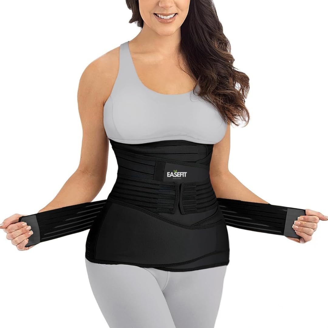 EASEFIT Postpartum Belly Belt for Women - 3 in 1 Tummy Tucker | Waist ...