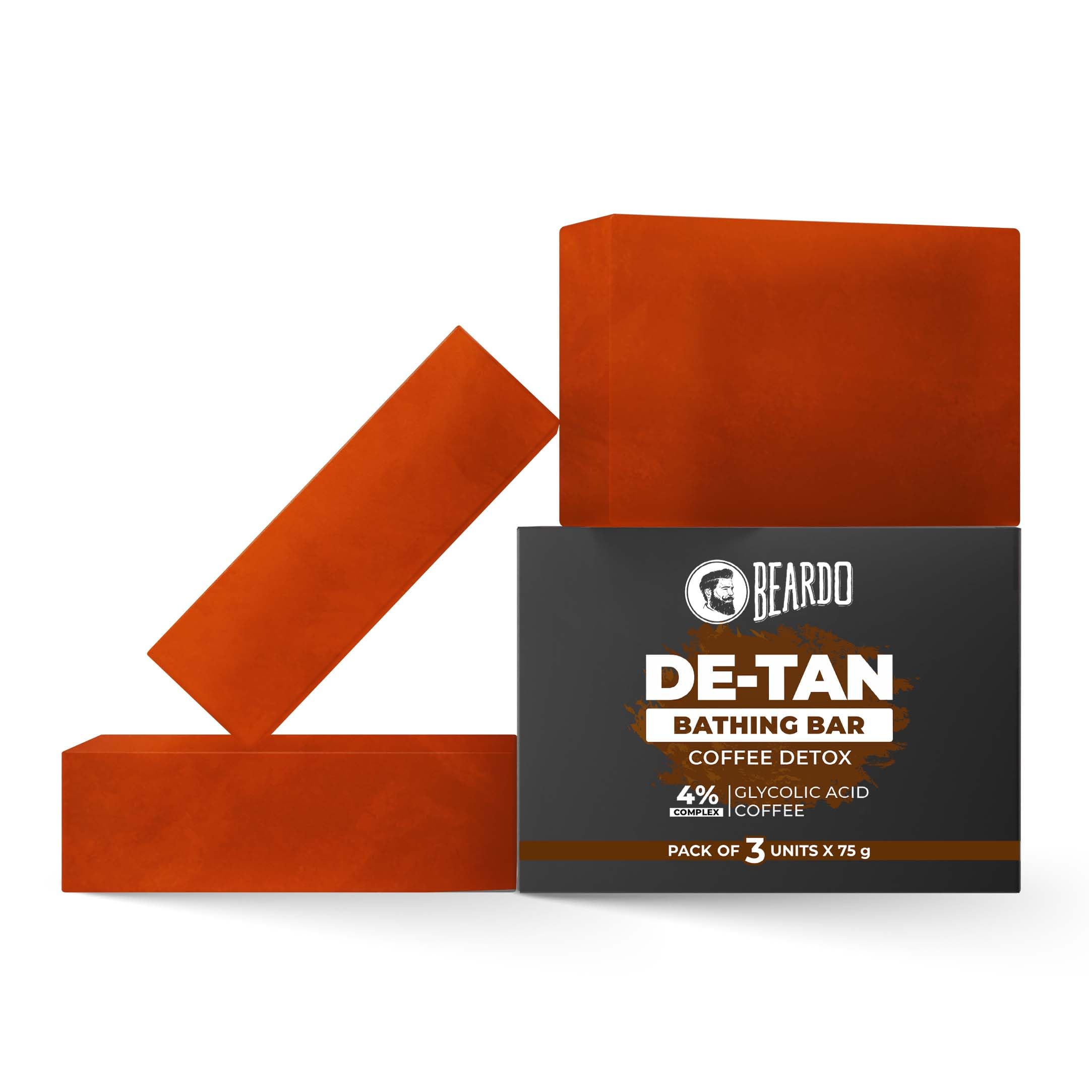 Beardo De-Tan Soap for Men, 75g X 3 | Tan Removal and Caffeine Face ...
