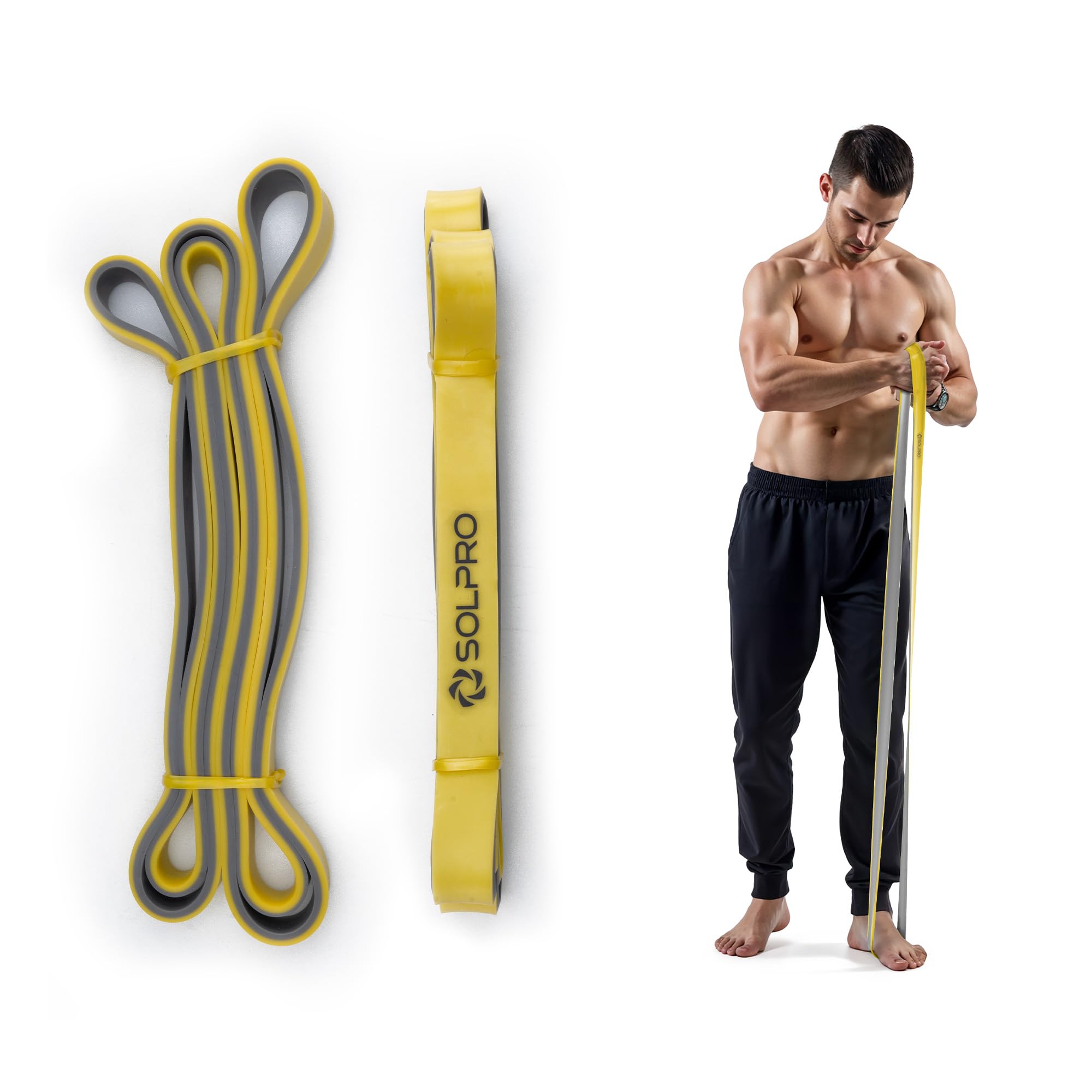 Solpro PowerFlex Core Resistance Band for Men & Women | Heavy-Duty ...