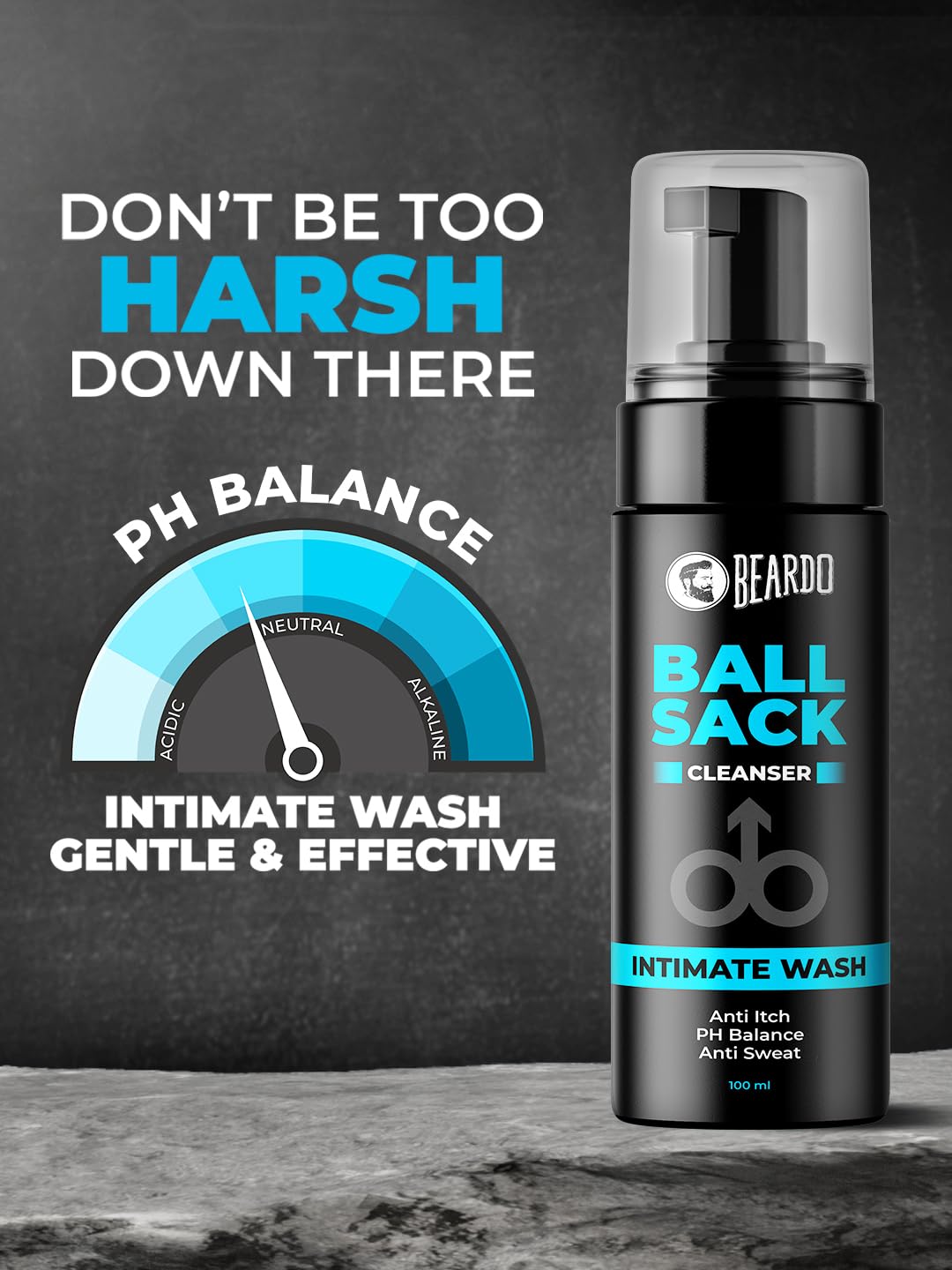 Beardo Ball Sack Intimate Wash For Men, 100ml | Prevent Odour, Itch ...