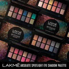 Lakmé Glitterati Chroma Chic Eye Shadow Palette, Highly Pigmented ...