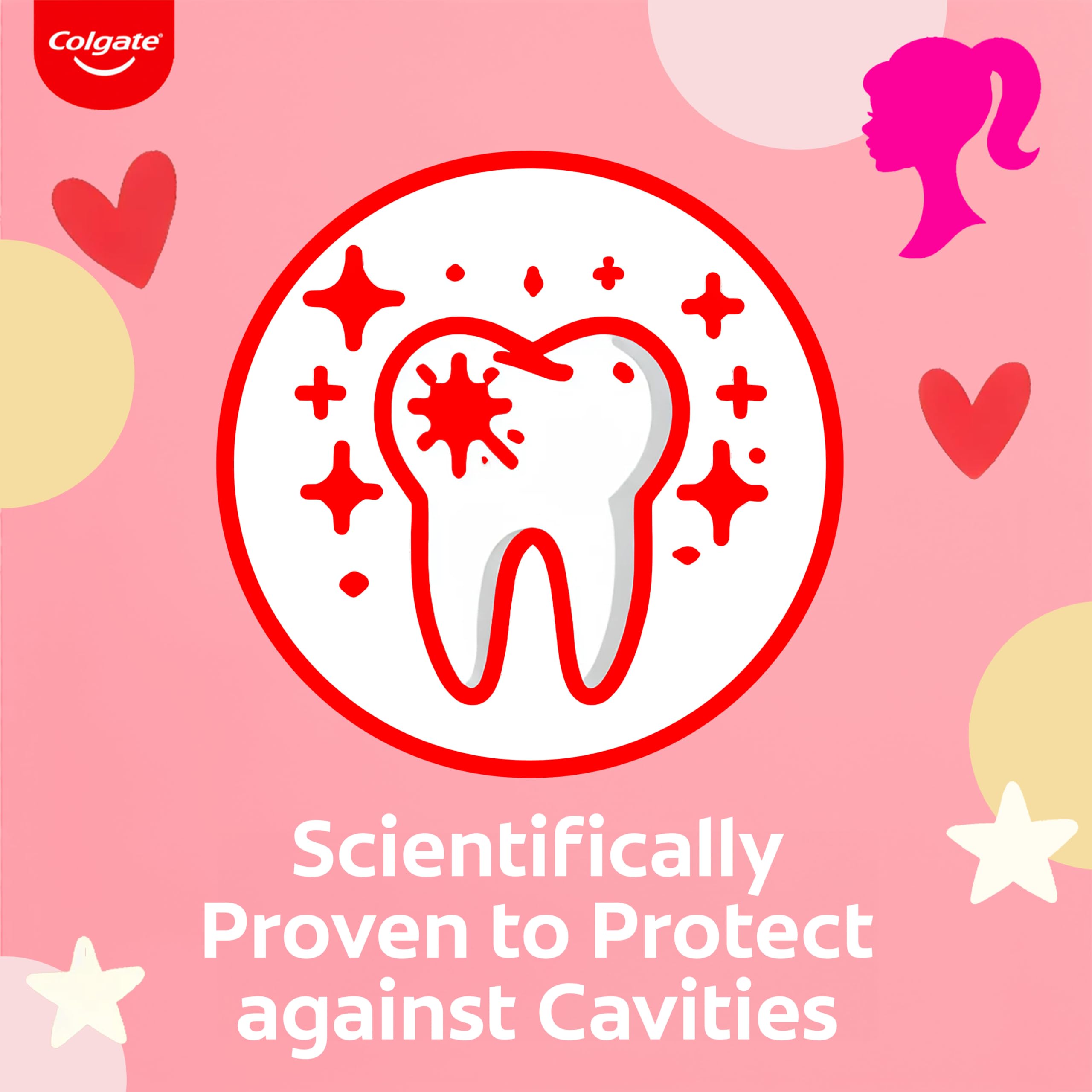 Colgate Kid's Barbie Anticavity Toothpaste -Strawberry Flavour for ...