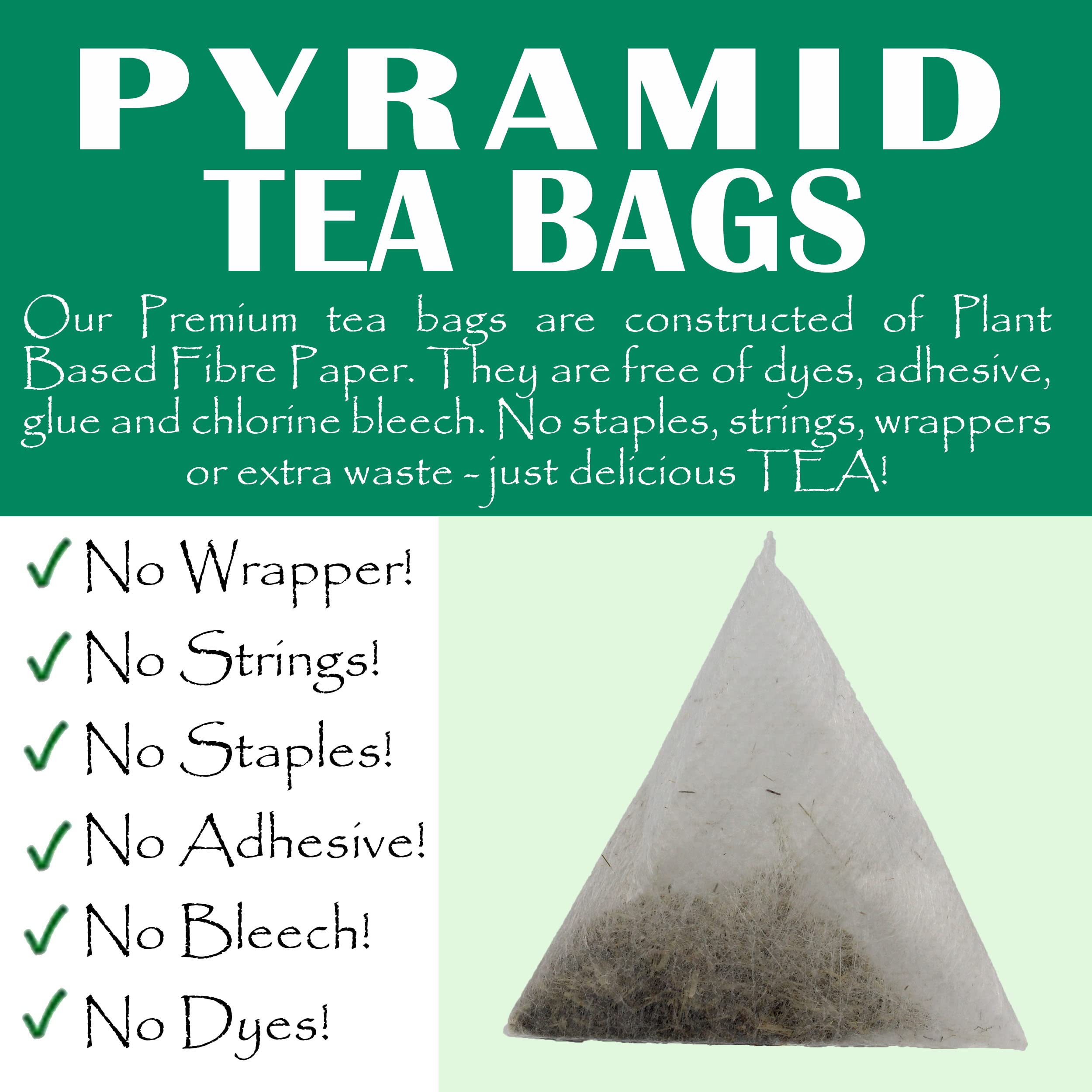 The Tea Trove Herbal Mullein Lung Detox - 50 Pyramid Tea Bags in ...